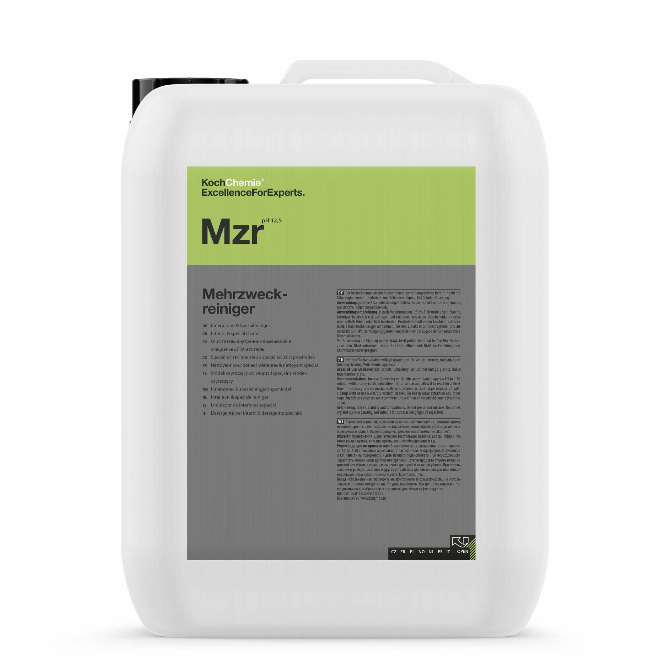 Koch-Chemie Mzr — Alkaline Interior Cleaner — Concentrate. pH 12,5 - KCX NZ